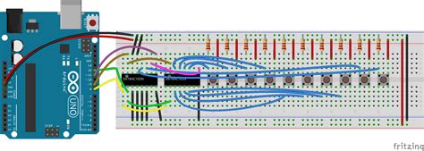 Arduino Playground ShiftRegSN74HC165N Circuits Arduino Studying