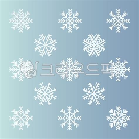 눈결정 눈꽃송이 눈결정체 눈 눈꽃 사진 이미지 일러스트 캘리그라피 Green Seed작가