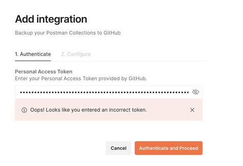 couldn t setup collection run with github integration help hub