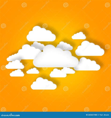 Storage Amongst The Clouds Conceptual Image Representing Modern Cloud