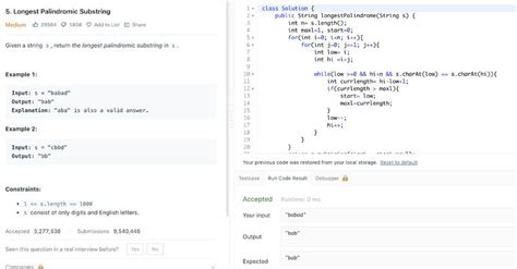 Deepti Agarwal On Linkedin 32200 Topic String Problem Longest Palindromic Substring Example