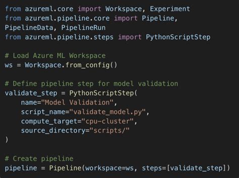 automating ai model testing and validation with azure ml pipelines