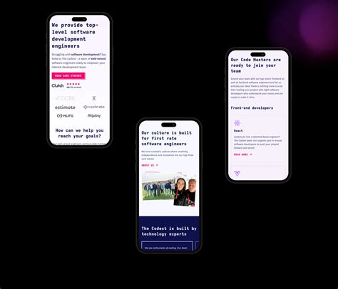 the codest website behance