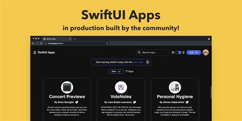 Swiftui Apps A Collection Of Apps Built In Swiftui Product Hunt