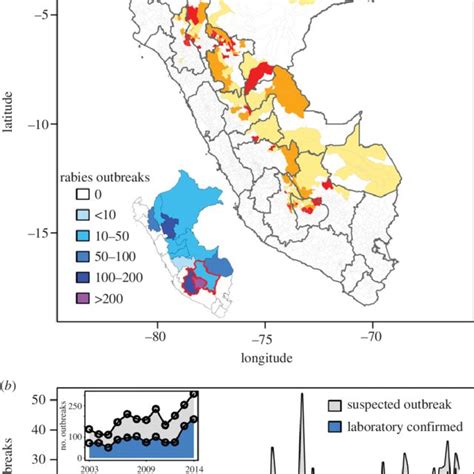 spatial and temporal patterns of vbr outbreaks in peru a times of download scientific