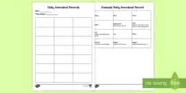 EYFS Running Record Observation Record Teacher Made