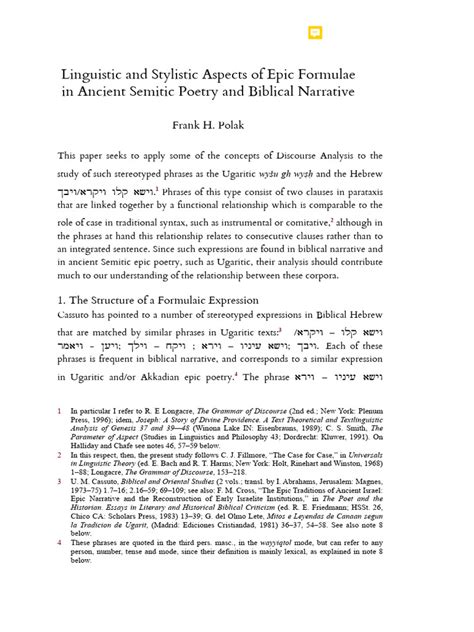 Linguistic Stylistic Aspects Pdf Clause Linguistics