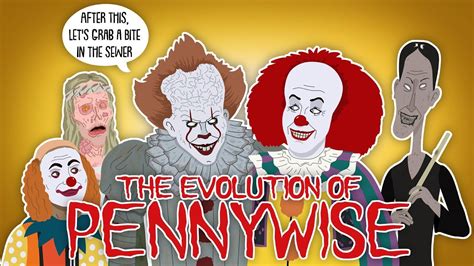 The Evolution Of Pennywise It Animated Youtube