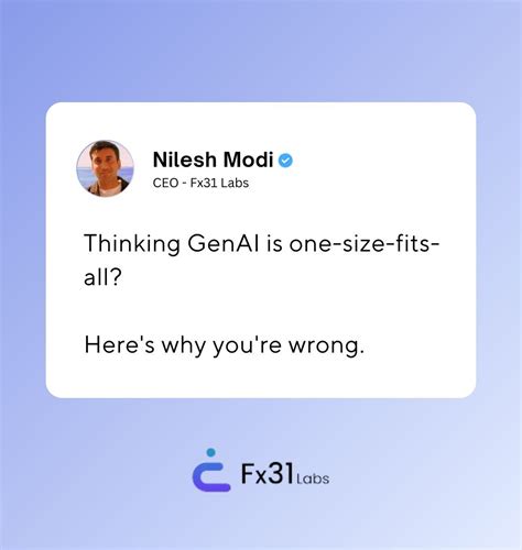 Dr Nilesh Modi On Linkedin Genaibestpractices Personalizenotgeneralize Tailoredgenai…