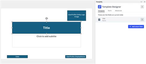 How To Create Smart Fields In Powerpoint Templafy Help Center
