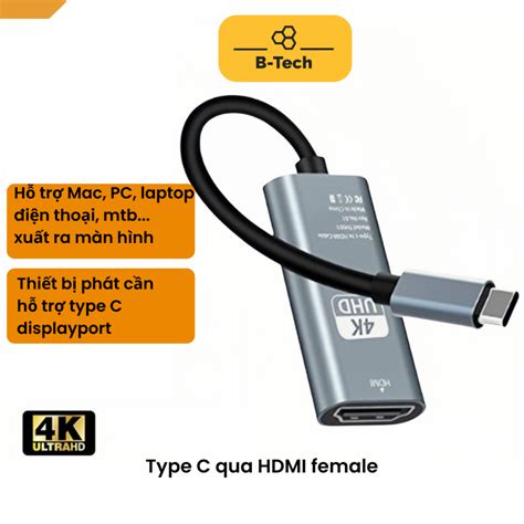 USB C Hub Type C Cổng chia chuyển đổi đa năng Macbook máy tính Cổng HDMI 4K 30Hz USB 3 0 Type