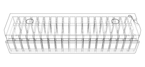 Black And White Microchip Royalty Free Vector Image