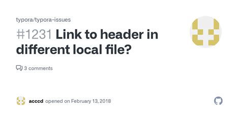 Link To Header In Different Local File · Issue 1231 · Typoratypora