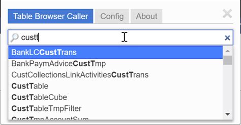 Cool Tool Chrome Table Browser For Dynamics 365 Foee Microsoft