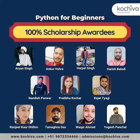 Kochiva On Linkedin Kochiva Programming Python Scholarships