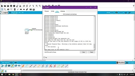 Konfigurasi Ssh Cisco Packet Tracer Youtube