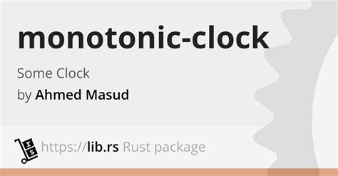 monotonicclock — rust date time library lib rs