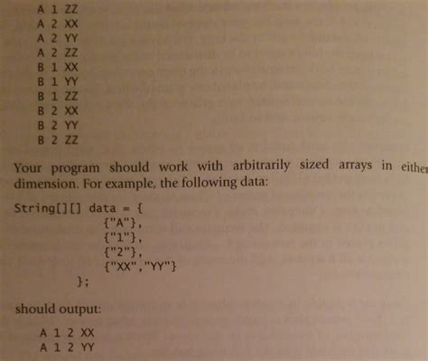 Solved N The Definition Of A 2D Array Such As The Following Chegg Com