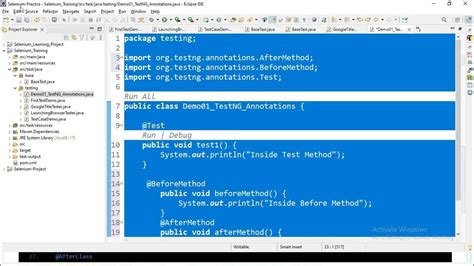 Selenium Webdriver Tutorial 5 How To Run Test Suite Youtube