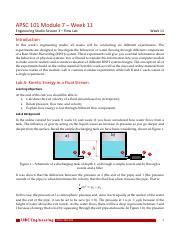 APSC101 M7 W11 Studio 2017 Pdf APSC 101 Module 7 Week 11 Engineering Studio Session 3 Flow