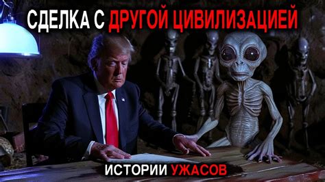 ТРАМП ЗАКЛЮЧАЕТ СДЕЛКУ Мирового Порядока Подписанную в Зоне 51 Истории Ужасов Youtube
