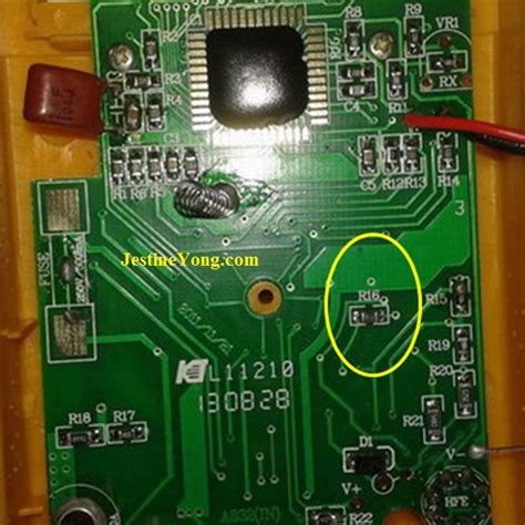 Blown SMD Resistor In Digital Multimeter Electronics Repair And Technology News
