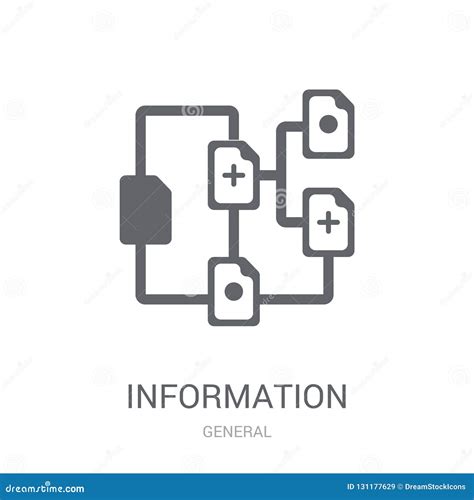 Information Architecture Linear Icons Set Hierarchy Navigation Categorization Taxonomy