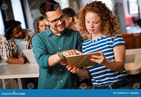 software engineers working on project and programming in company business people concept stock