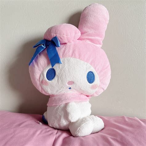 My Melody Blue Ribbon Plush On Carousell