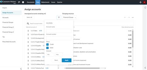 Assign Accounts To Groups In The Data Page New Design