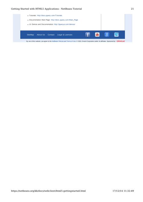 Getting Started Withhtml5applications Netbeanstutorial Op Pdf Free Download