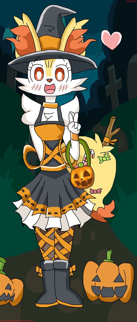 Kawaii Halloween Pumpkin Dress Braixen By Teamlpsandacnl On Deviantart