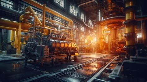 Premium AI Image Factory Constructions Industry Technology