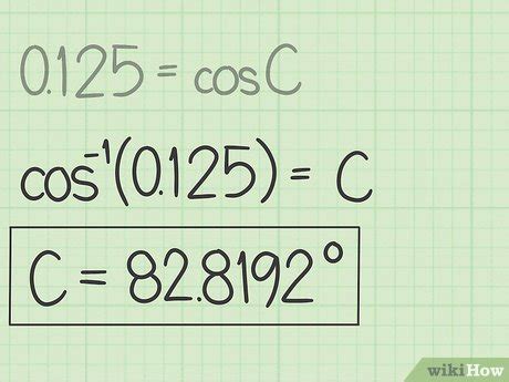 Ways To Use The Cosine Rule WikiHow