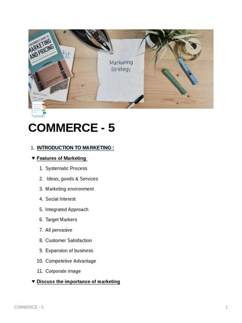 Commerce Notes Pdf Marketing Customer Relationship Management