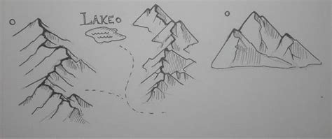 How To Draw Mountains On A Map