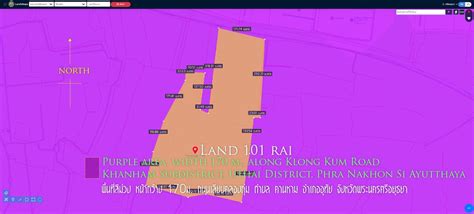 ที่ดิน101ไร่ พื้นที่สีม่วง หน้ากว้าง 170ม ถนนเลียบคลองกุ่ม ตำบล คานหาม อำเภออุทัย จังหวัด
