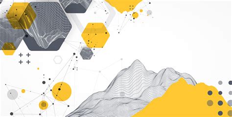 현대 과학 기술은 육각형 모양을 사용하여 배경을 추상화합니다 와이어프레임 스폿 서피스 그림입니다 벡터 생명 공학에 대한 스톡