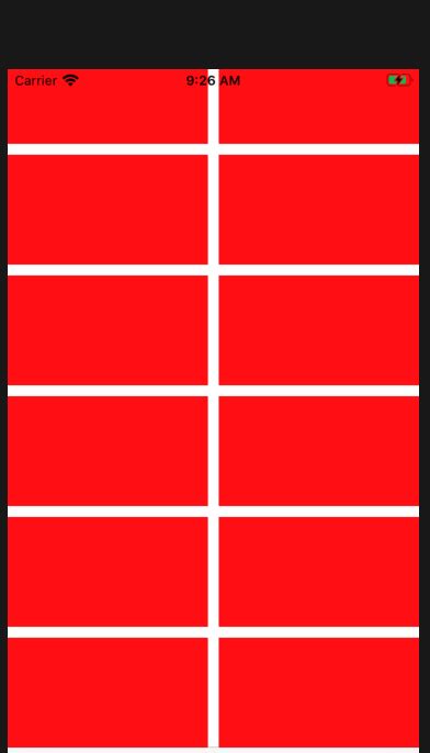 Ios Uicollectionviewcell With 2 Column Grid And Dynamic Height