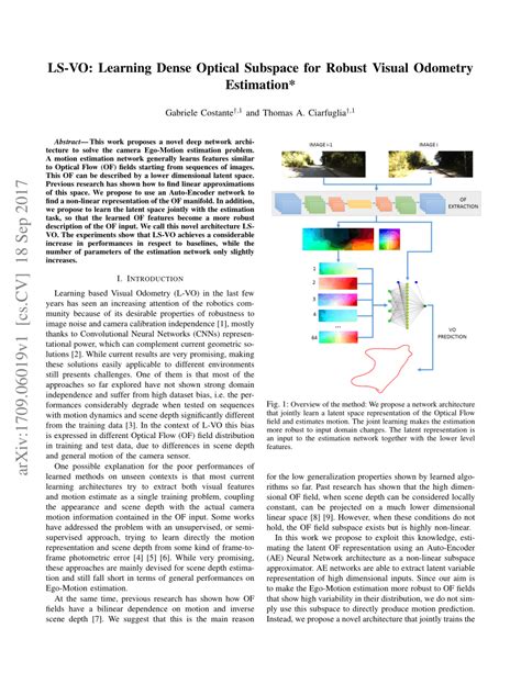 Pdf Ls Vo Learning Dense Optical Subspace For Robust Visual Odometry Estimation
