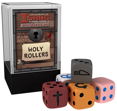 The Binding Of Isaac Four Souls Holy Rollers Dice Boardgamesca