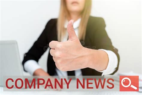 Handwriting Text Company News Business Approach Latest Information And Happening On A Business