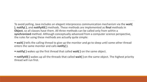 Multithreading In Java Pptx Operating Systems Computer Software And Applications