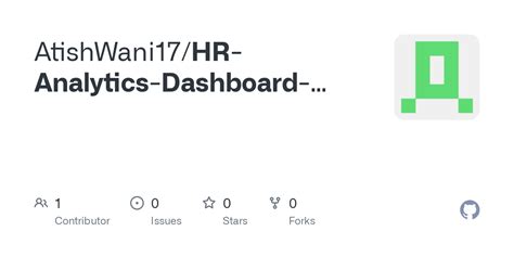 GitHub AtishWani HR Analytics Dashboard Using Power BI
