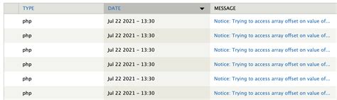 Notice Trying To Access Array Offset On Value Of Type Null In Field