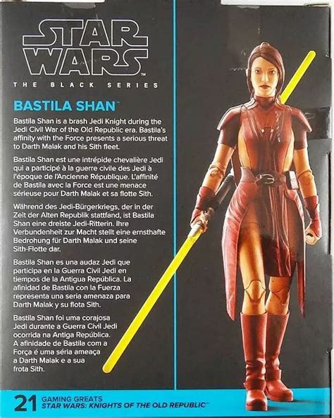 Star Wars The Black Series 6 Bastila Shan 21 Gaming Greats