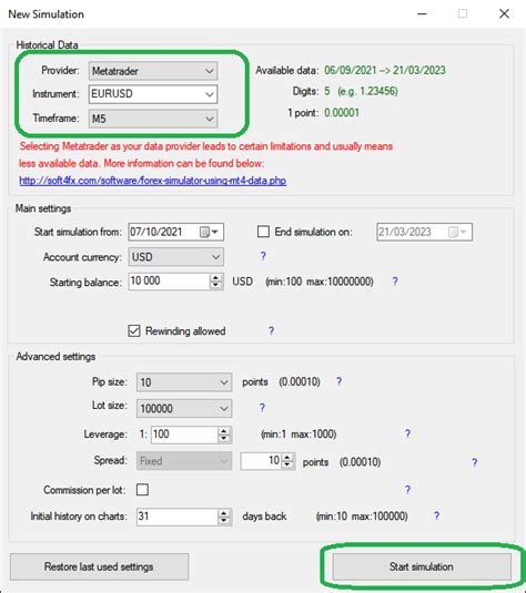 tutorials forex simulator