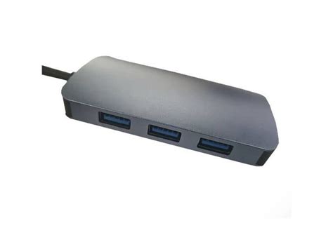 Rct Usb Type A To Rj45 Adapter With 3 Port Usb 3 0 Type A Hub Adapters Dreamware Technology