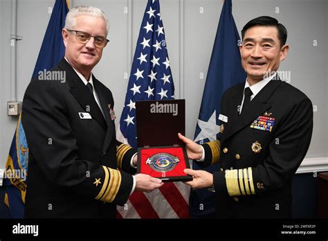 Patuxent River Jan 31 2024 Republic Of Korea Chief Of Naval