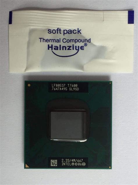 T7600 Socket M T7600 Intel Core 2 Duo 2 33 Ghz Sl9sd Dual Core Socket